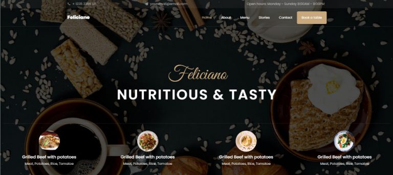 10 Contoh Website Makanan